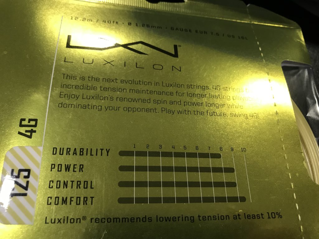 Luxilon 4G String Review - Tennis racquet string reviews