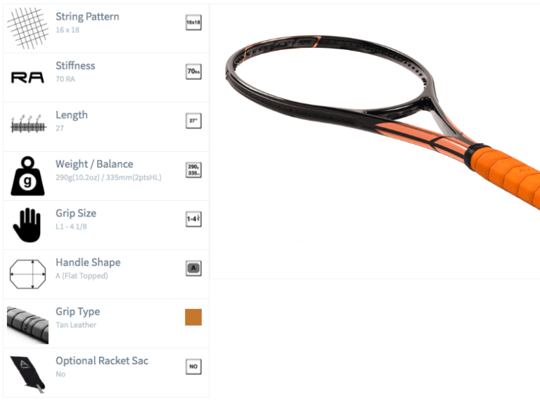 Custom Racquets - Tennisnerd.net - Get your own look and spec