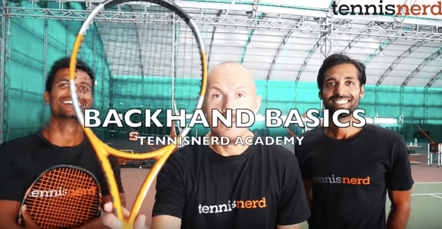Backhand Basics - How to hit a good backhand - Tennisnerd Academy