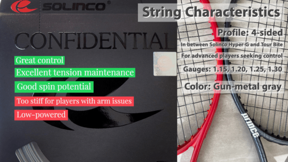 Solinco Confidential String Review - Tennisnerd.net