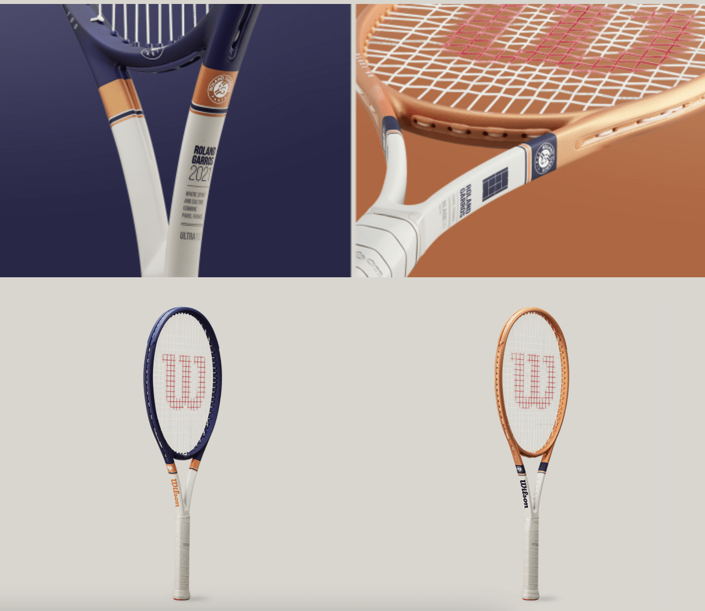 Wilson Roland Garros Limited Edition Racquets - Tennisnerd.net