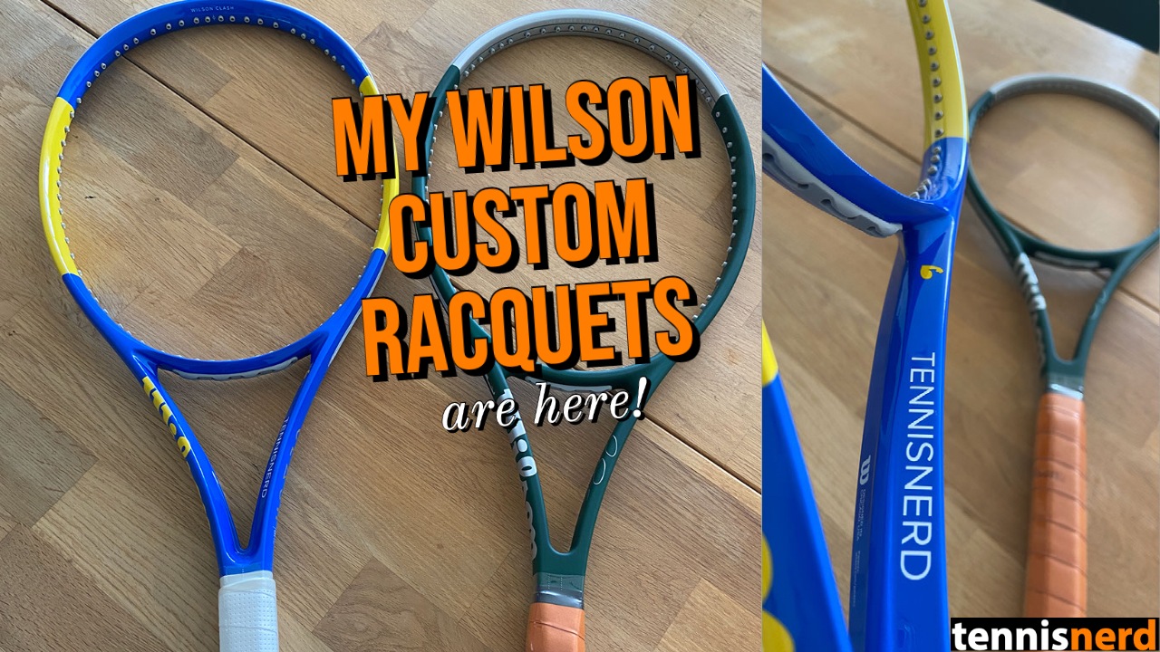 My Wilson Custom Tennis Racquets have arrived - Tennisnerd.net
