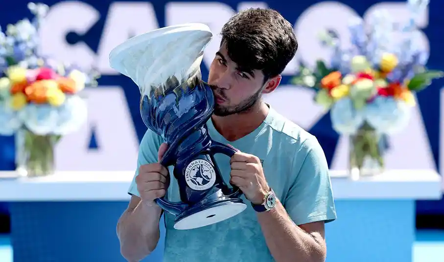 Alcaraz 2025 Cincy Champion, Sinner retires from final with illness ...